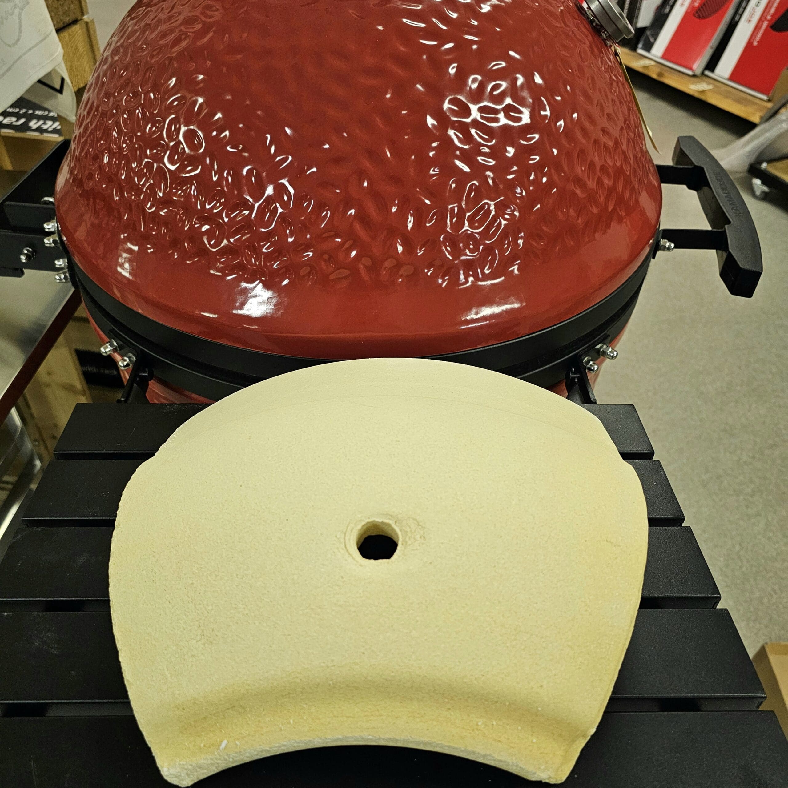 Multi piece ceramic firebox side section - Kamado joe Classic ...